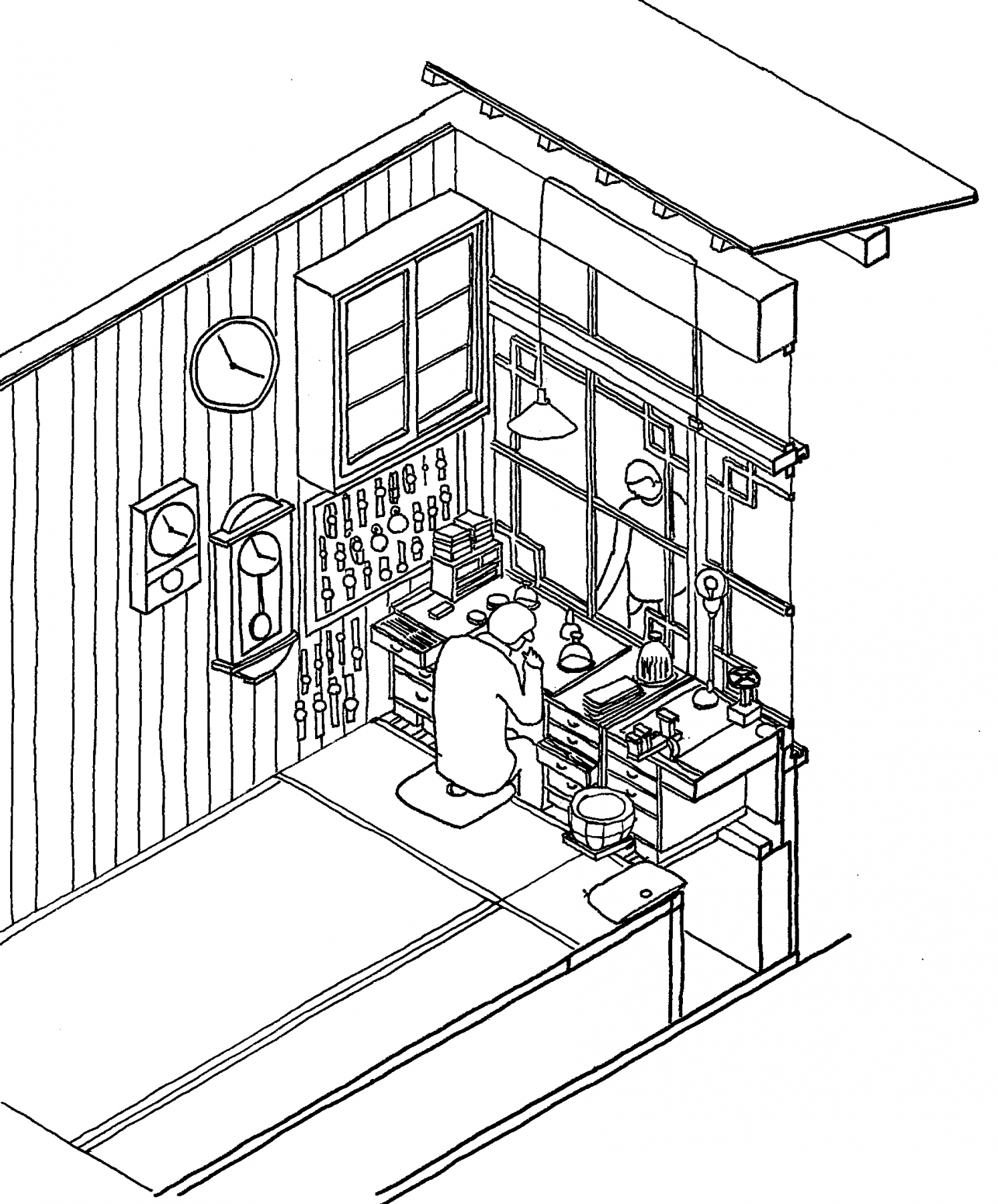 Shinko Clock Shop/Window on the Workbench - WINDOW RESEARCH INSTITUTE